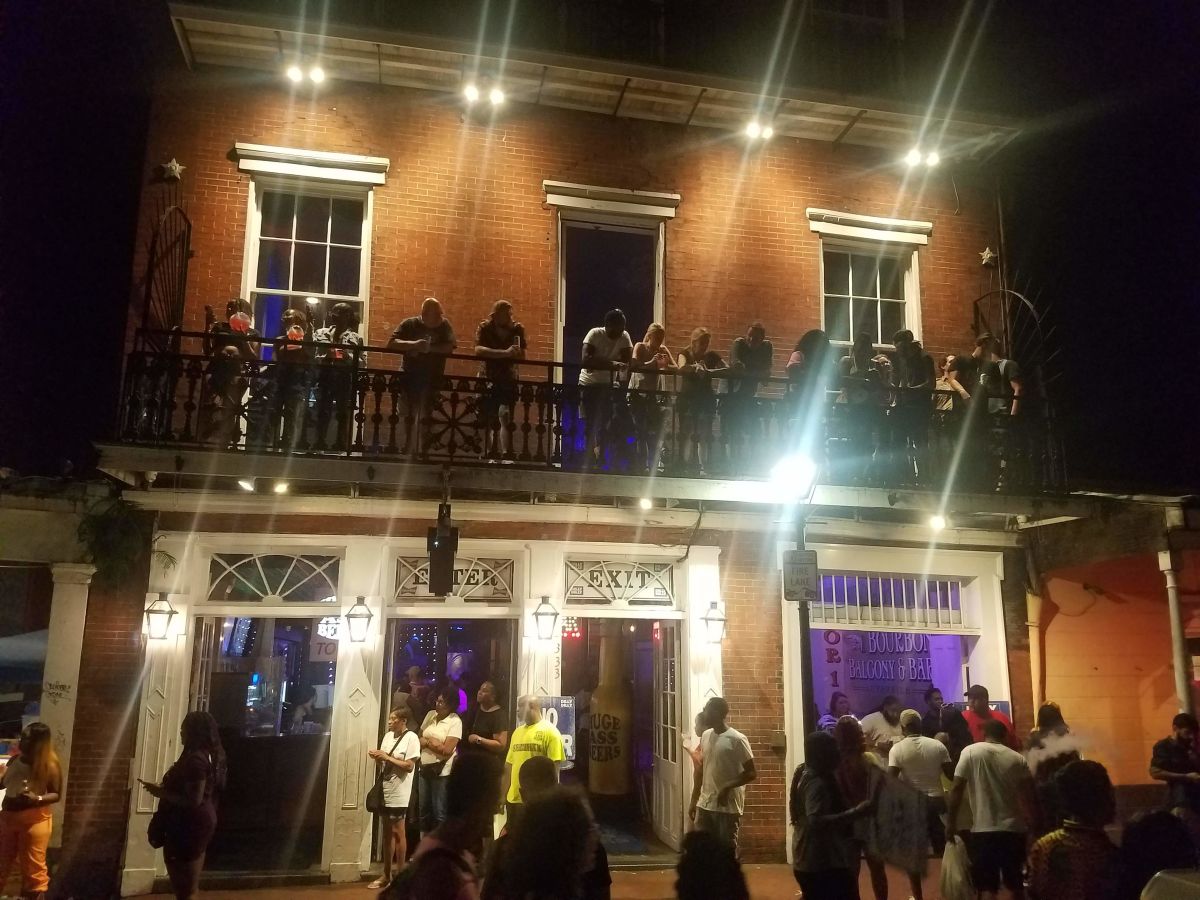 New Year's Eve Bourbon Street Balcony Party