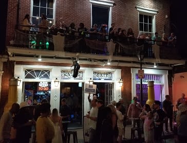 New Year's Eve Bourbon Street Balcony Party