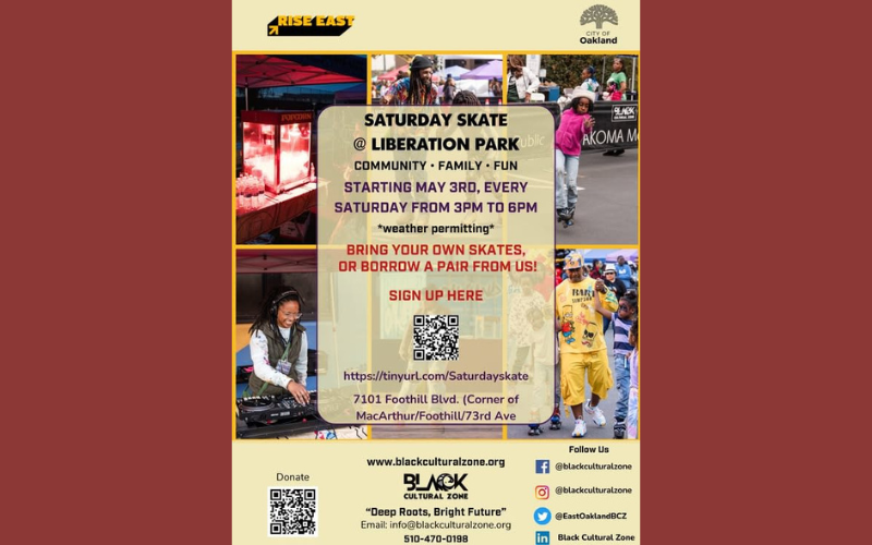 Saturdays in the Zone: BCZ Community Skate! | Oakland , CA