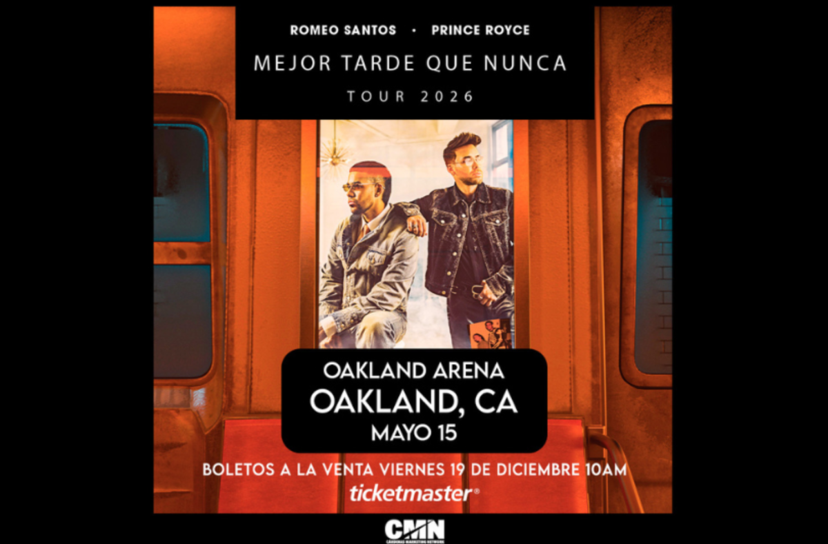 Romeo Santos & Prince Royce: Mejor Tarde Que Nunca Tour | Oakland, CA