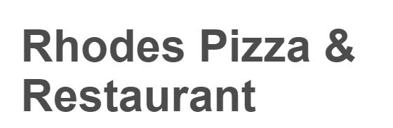 Rhode's Pizza & Restaurant | Riverside, RI 02915