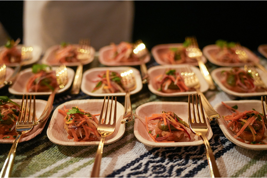 Provecho Food Spread with Forks