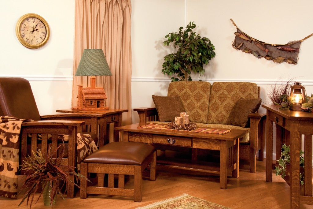 Amish Inspired Living Room