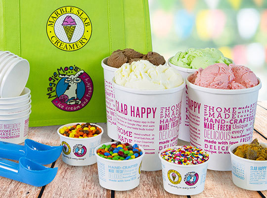 Marble Slab Creamery Ice Cream