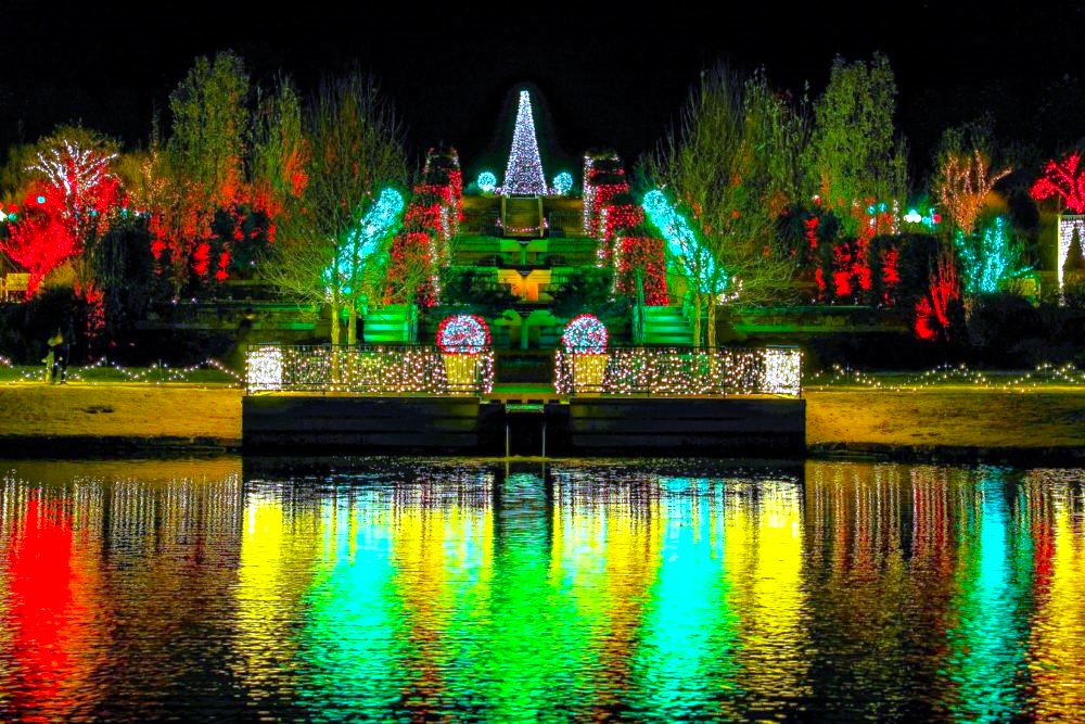 Trail Of Lights Botanical Gardens Luminate Birmingham Light Trail At