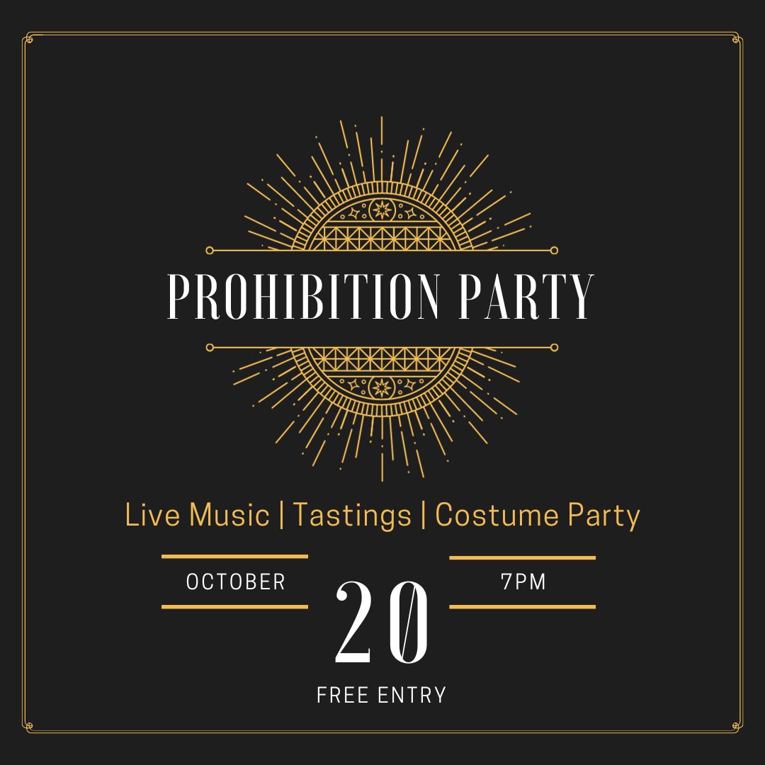 Prohibition Party Invitation