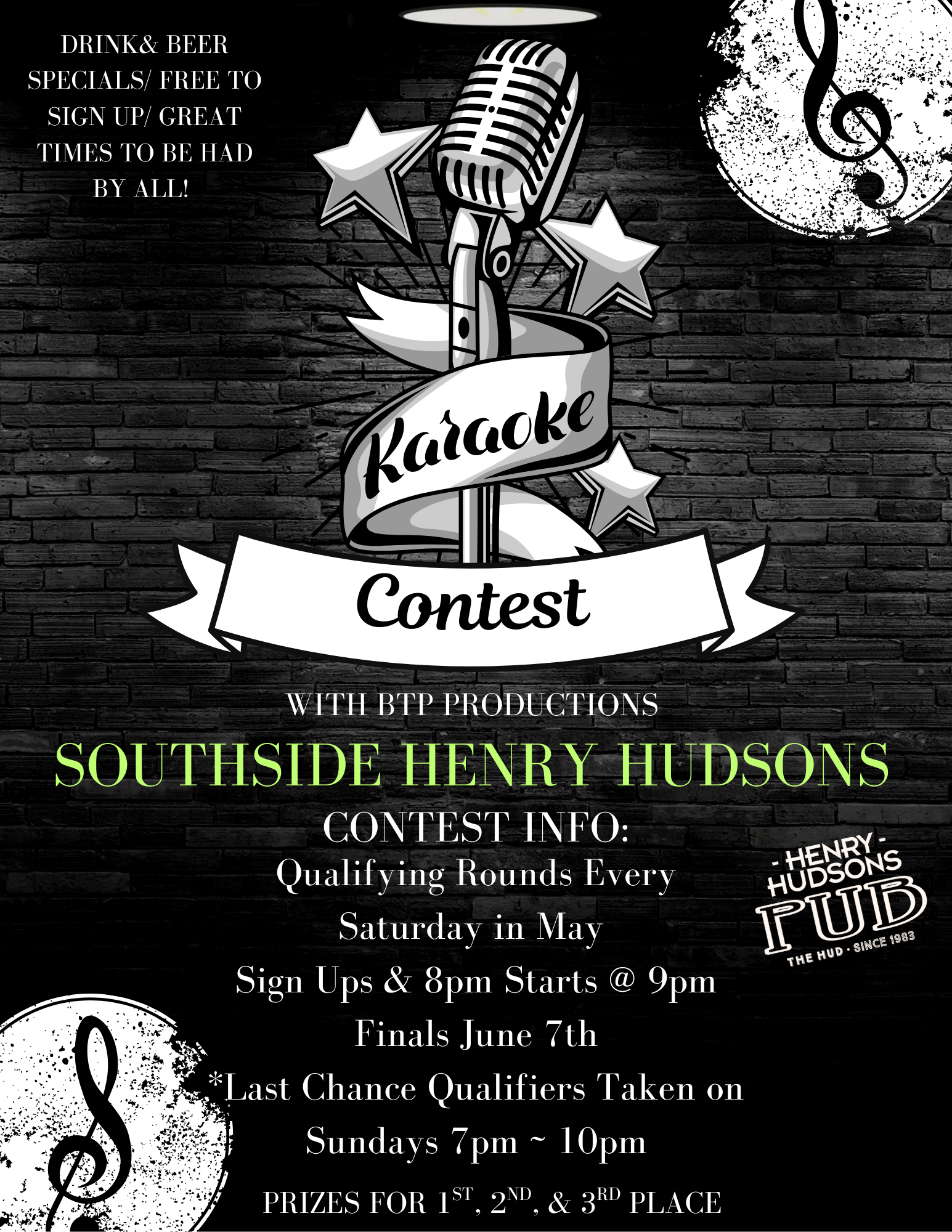 Karaoke Contest Invitation Creative Karaoke Contest Ad Poster