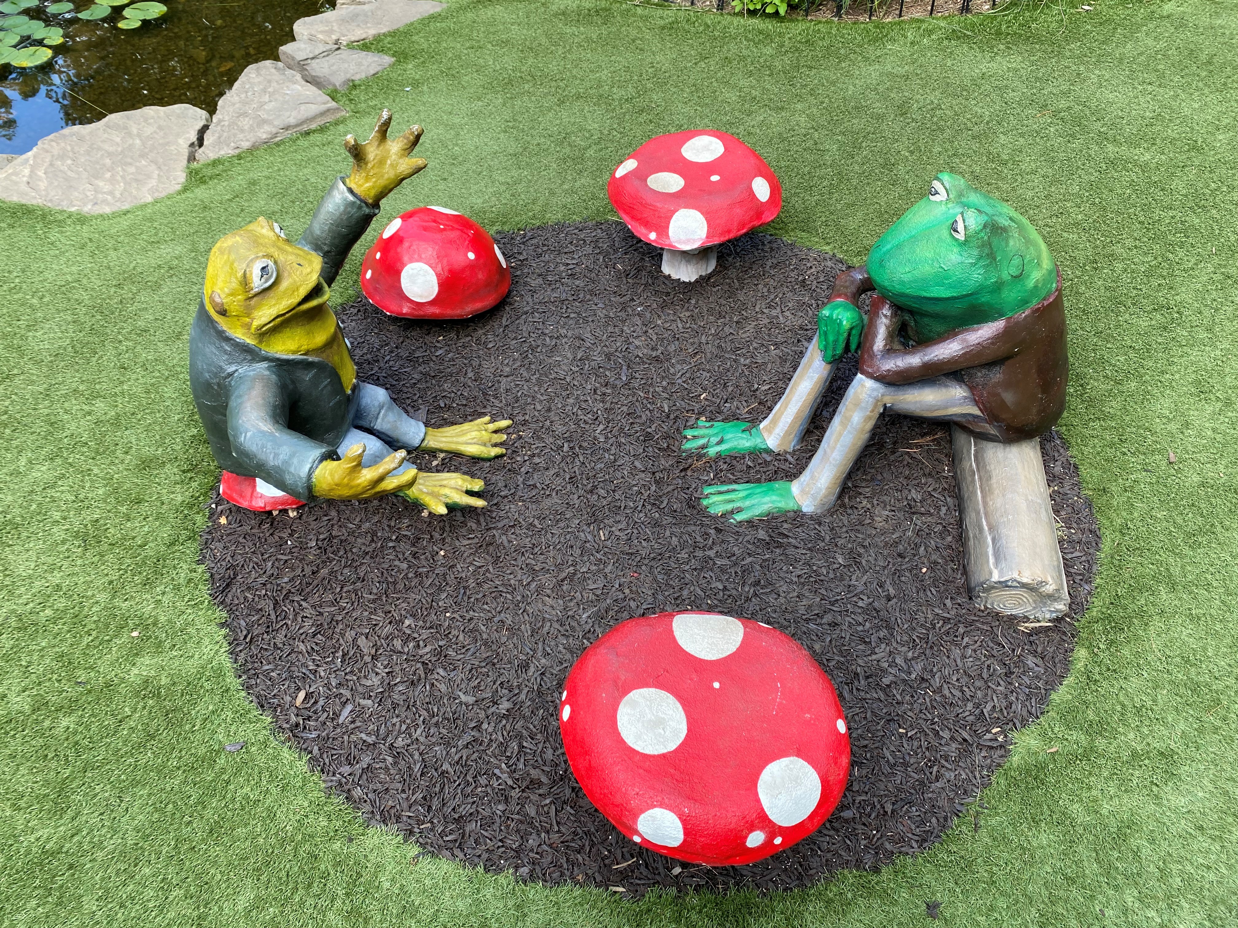 Stone Frog And Toad Harbor Carved Stone Frogs & Toads By Jonathan