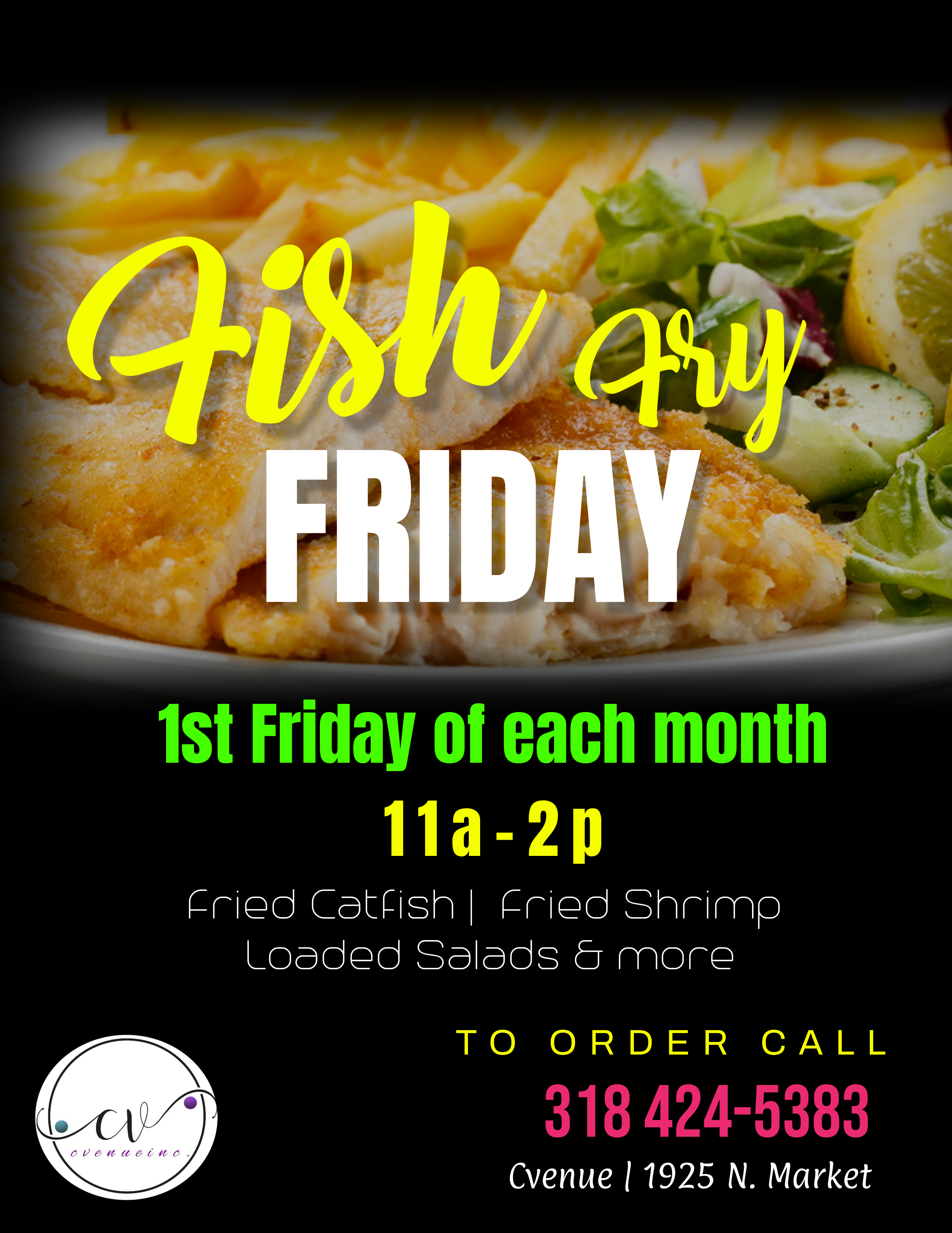 Fish Fry Dinner Flyer