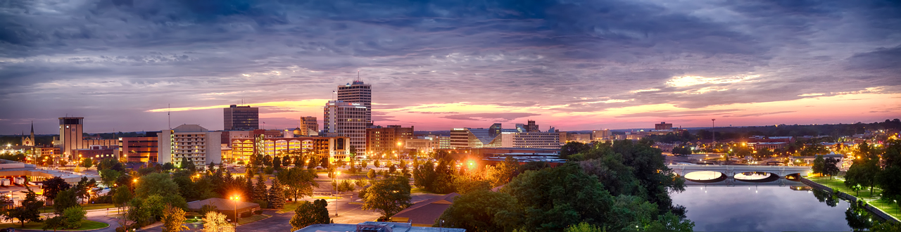 South Bend Indiana Skyline South Bend Royalty Free Images, Stock