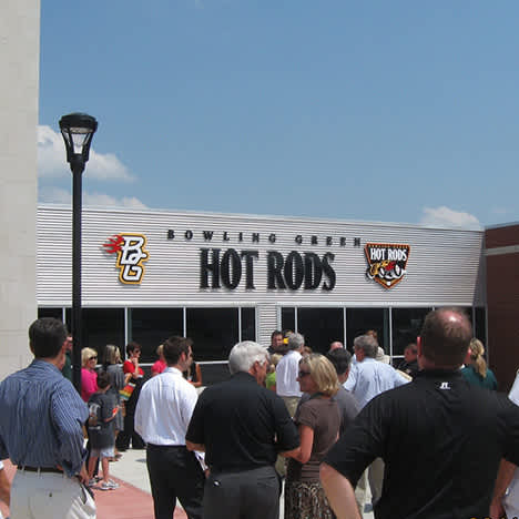 Hot Rods Baseball Logo