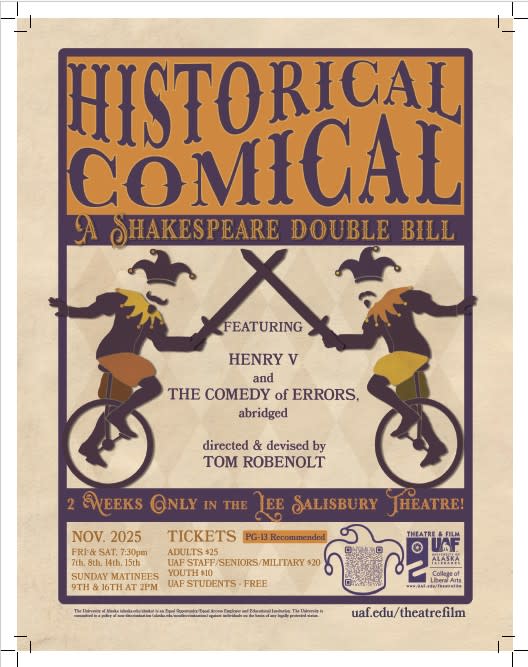 Historical Comical: Shakespeare’s Double Bill