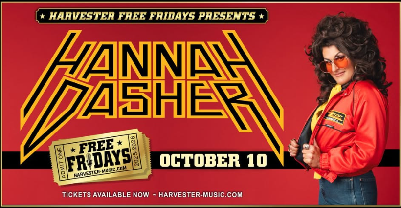 Harvester Free Fridays presents Hannah Dasher: Standing Room Show ...