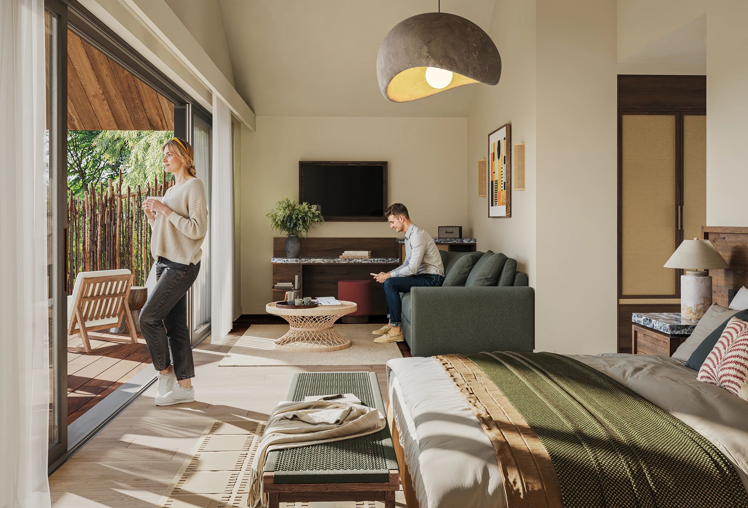 Chester Zoo releases new images of its luxury overnight lodges