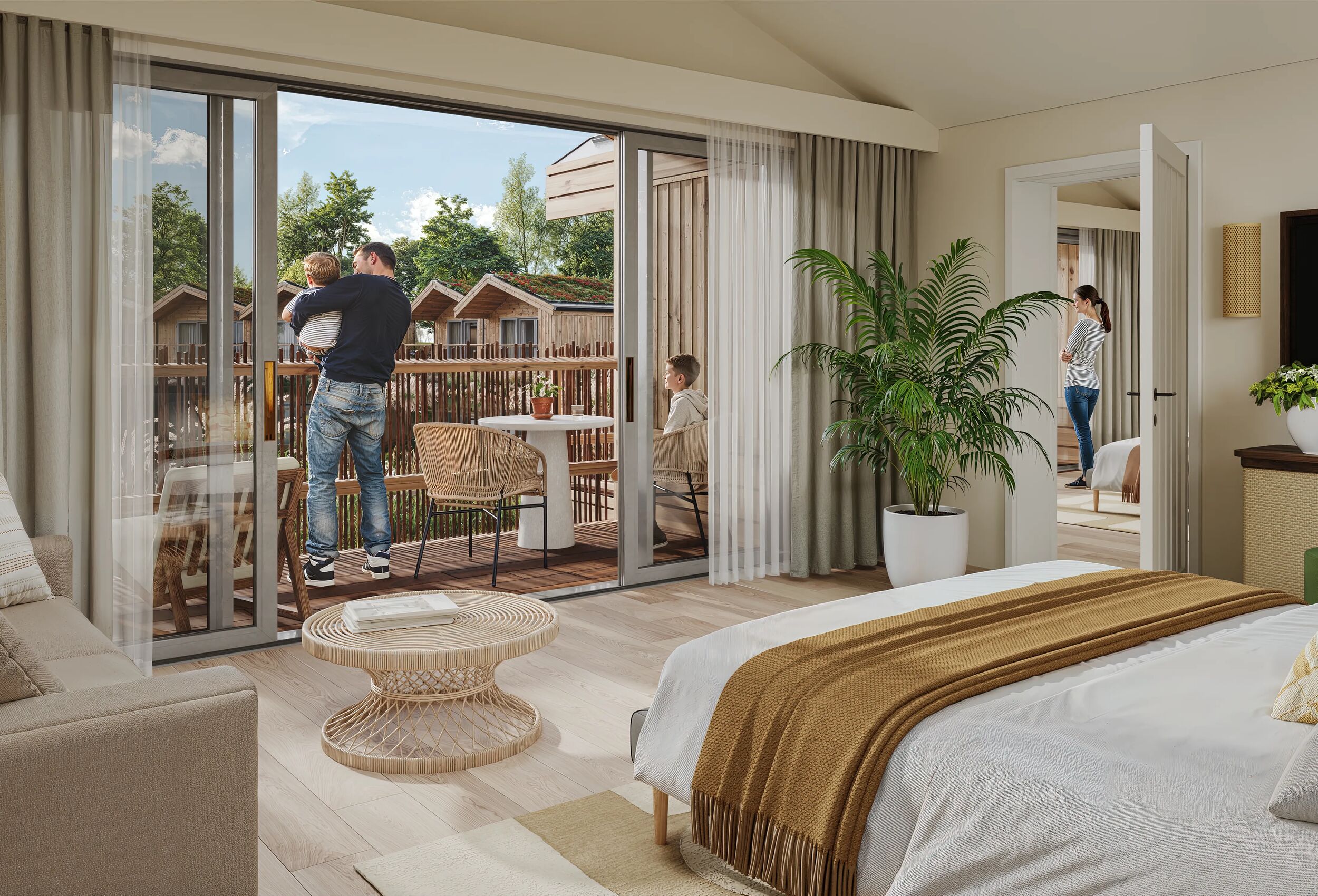 Chester Zoo releases new images of its luxury overnight lodges