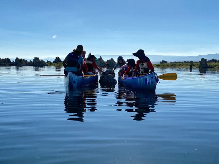 Guided Canoe Tour of Mono Lake