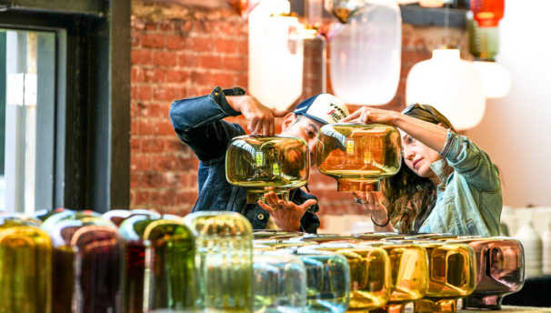 Fall Factory Sale and Glassblowing Demonstrations at Niche