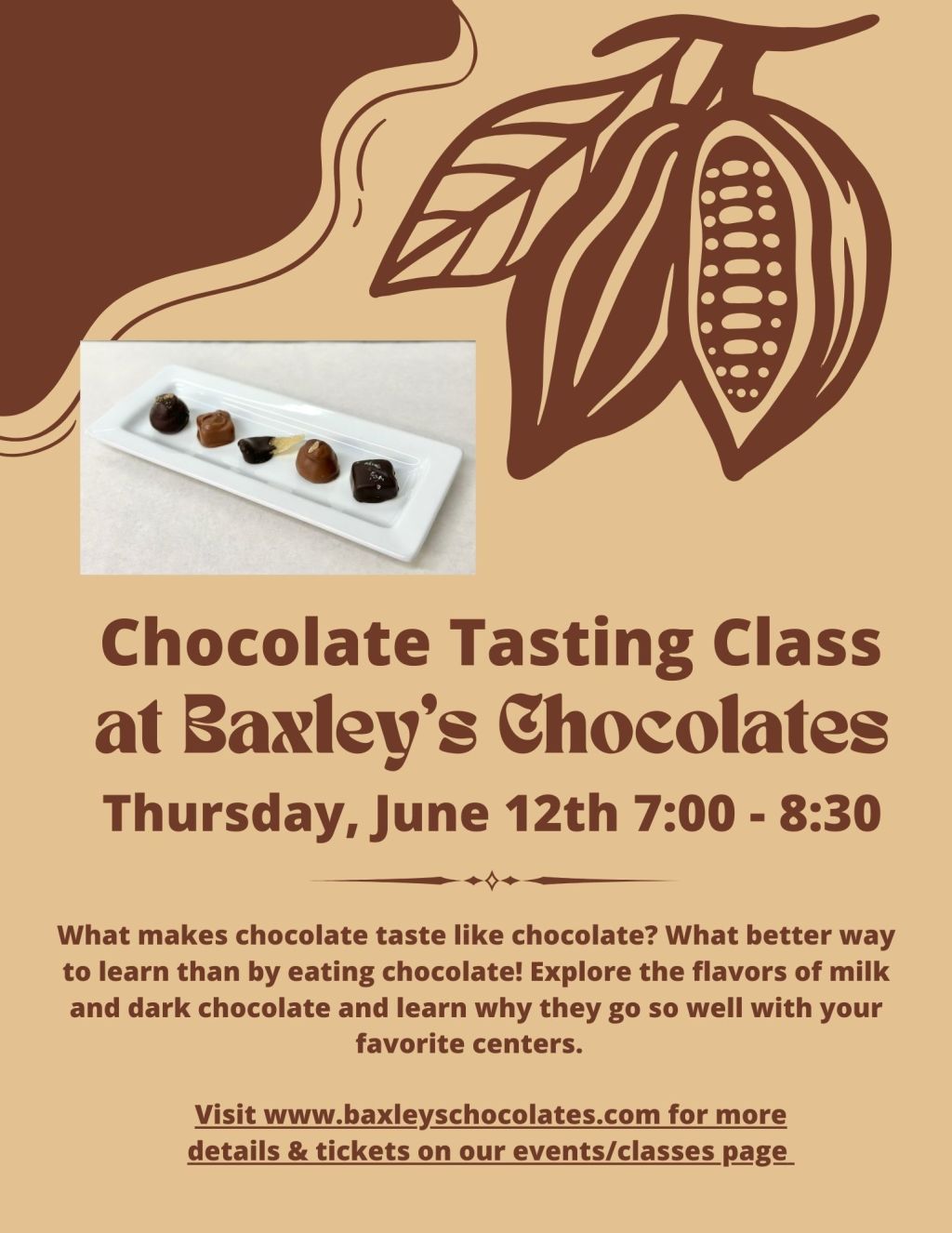 Chocolates Tasting Class - Visit Smokies