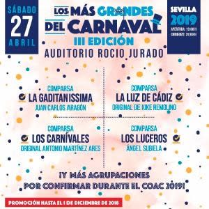 Los más grandes del carnaval en Sevilla