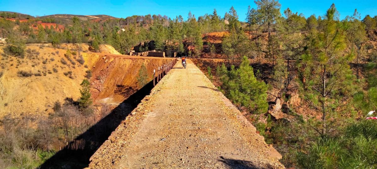 Ruta en moto Comarca minera de Huelva