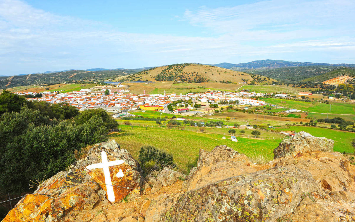 Le terrain rocheux d’Almadén de la Plata