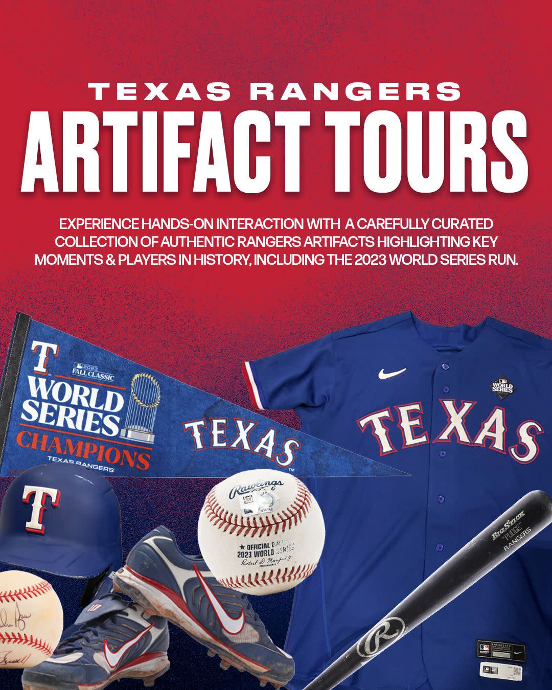 VIP Texas Rangers Artifacts Pregame Tours