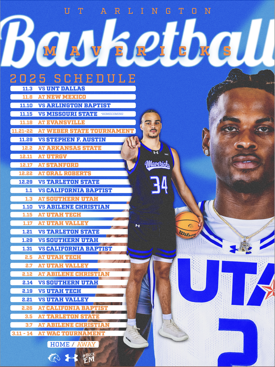 UTA Men's Basketball vs. Tarleton State