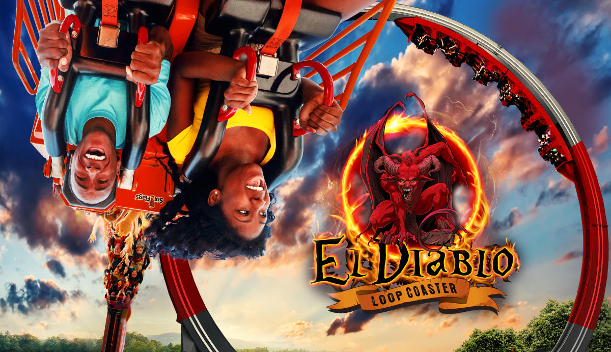 El Diablo at Six Flags Over Texas | Arlington Roller Coaster