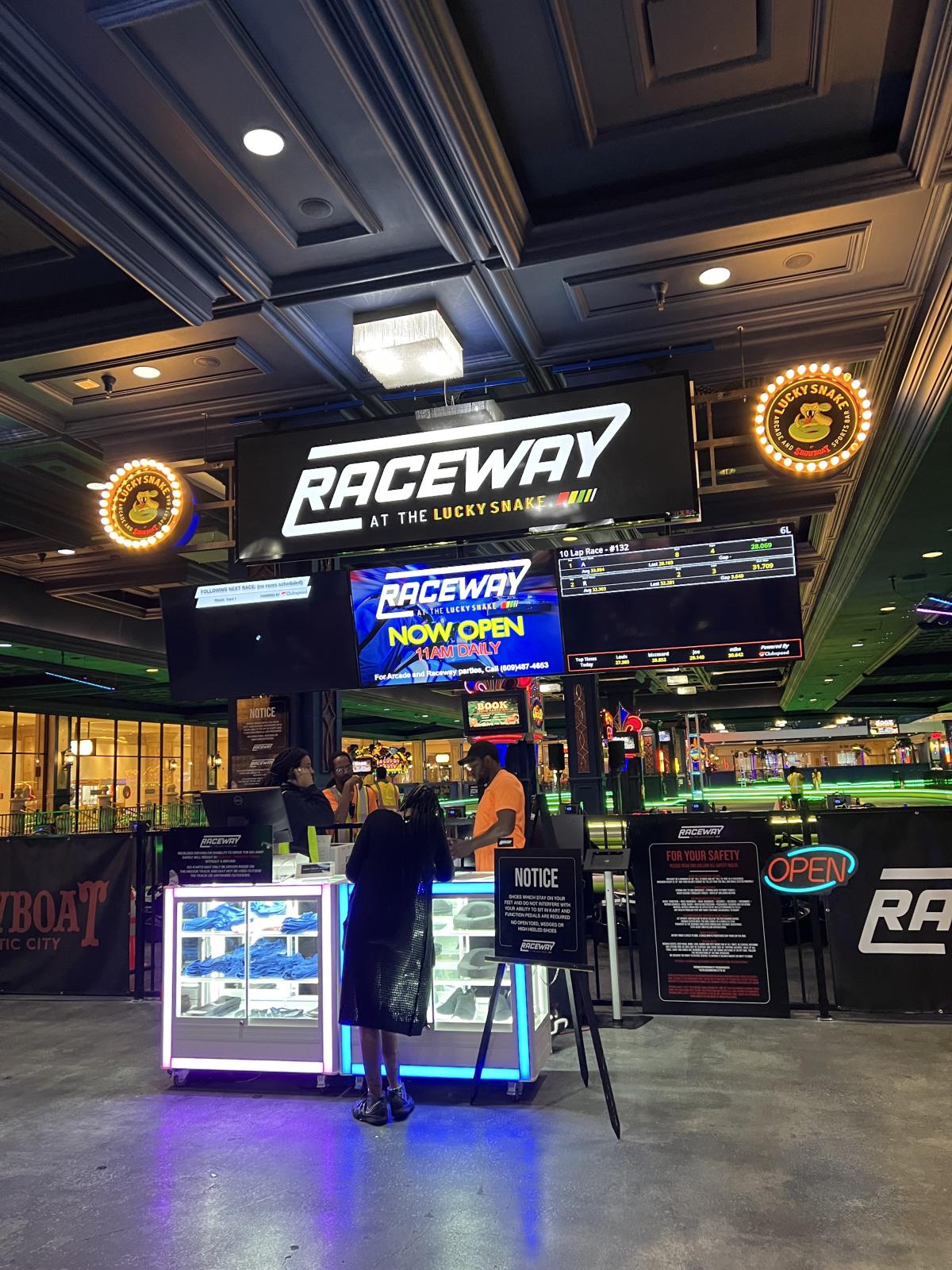 Raceway at Lucky Snake Arcade
