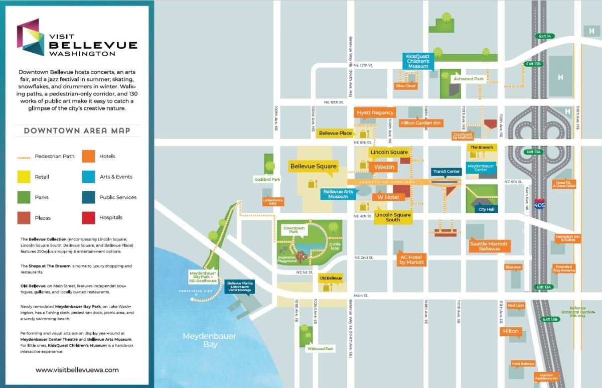 Bellevue Maps & Travel Information