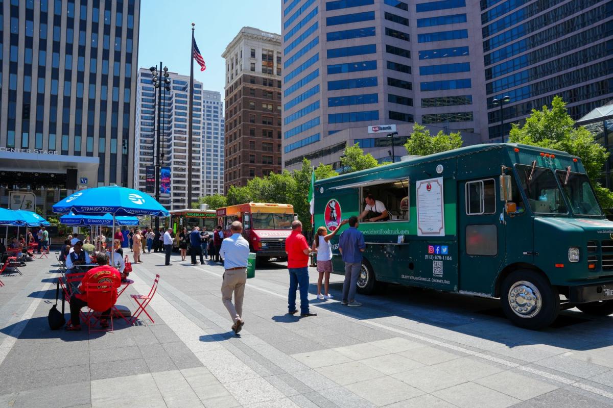 Strauss Troy Market on Fountain Square| Downtown Cincinnati| Visit Cincy