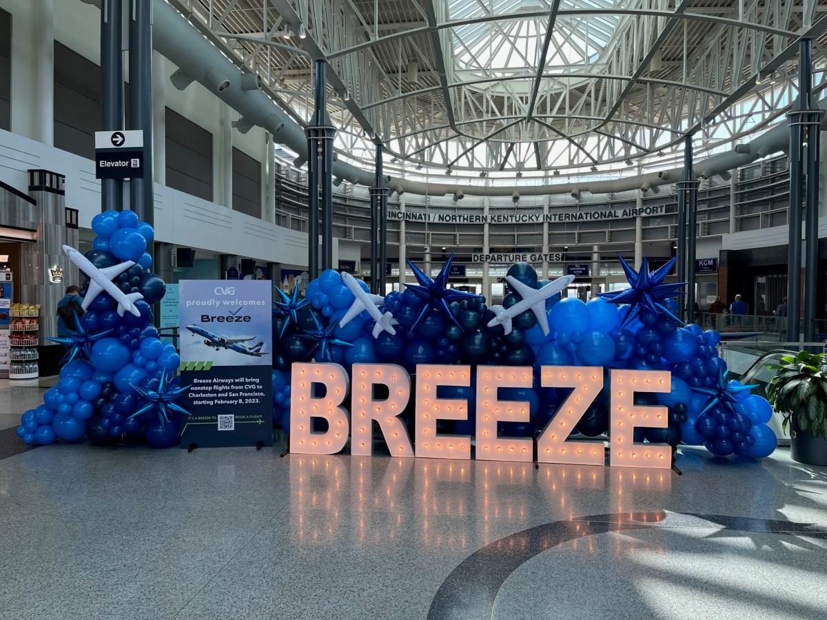 Breeze Airways Offers Nonstop Flights from CVG