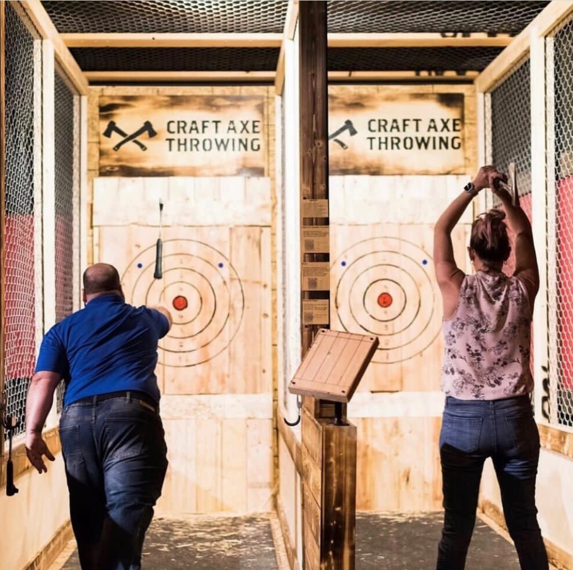 steampunk axe throwing