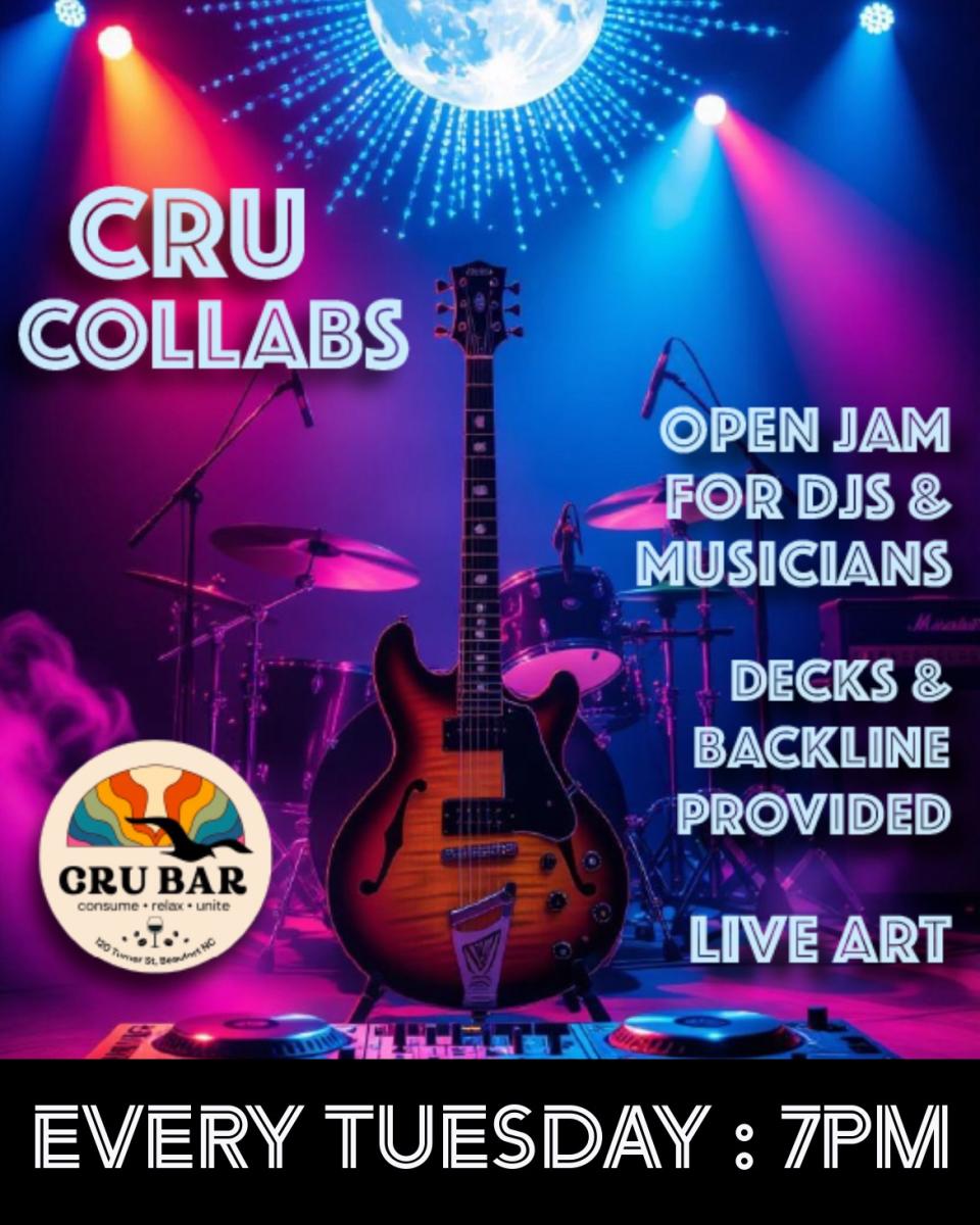 Cru Collabs: Open Jam for Musicians and Djs @ Cru Bar & Wine Store ...