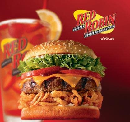 red robin cheeseburger