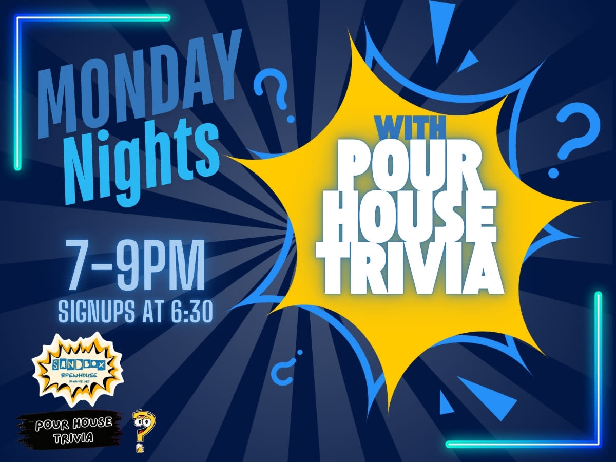 Pour House Trivia at Sandbox Brewhouse | Frederick, MD