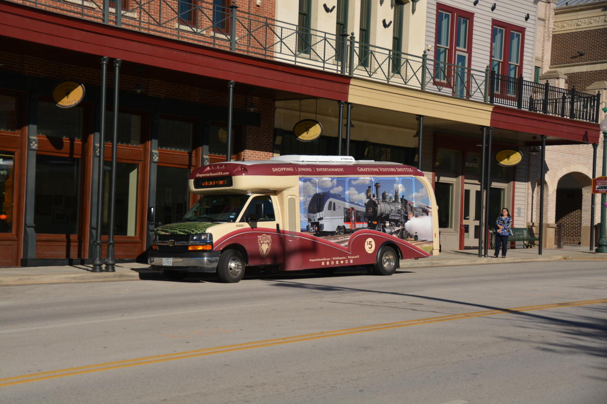 Grapevine Visitors Shuttle | Transportation & Things to Do