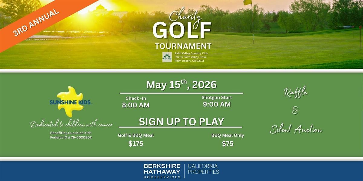 2026 Berkshire Hathaway Home Services Sunshine Kids Golf Tournament ...