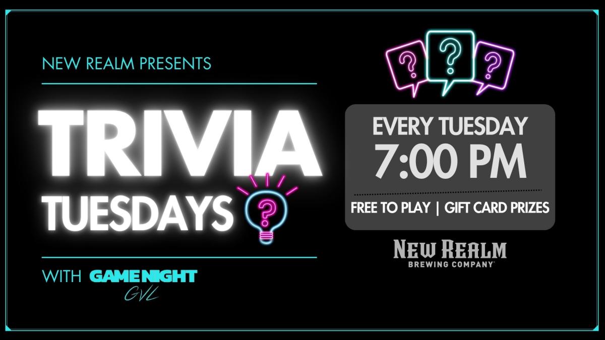 Trivia Tuesdays at New Realm