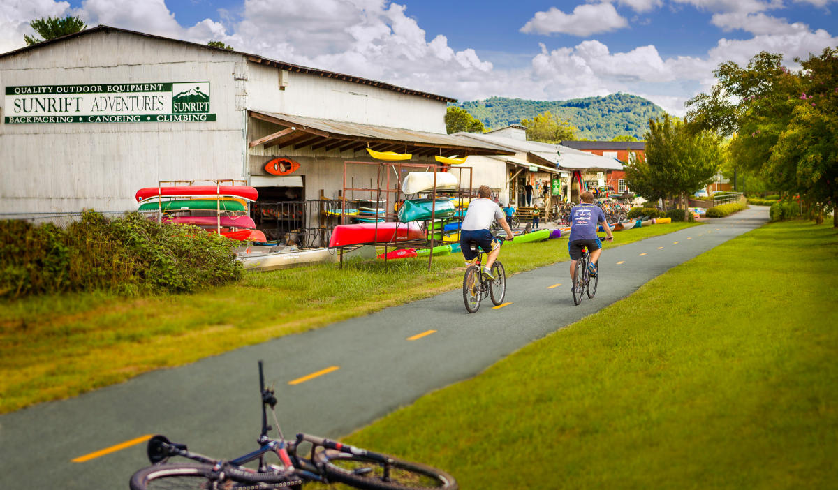 Explore the Swamp Rabbit Trail in Greenville, SC