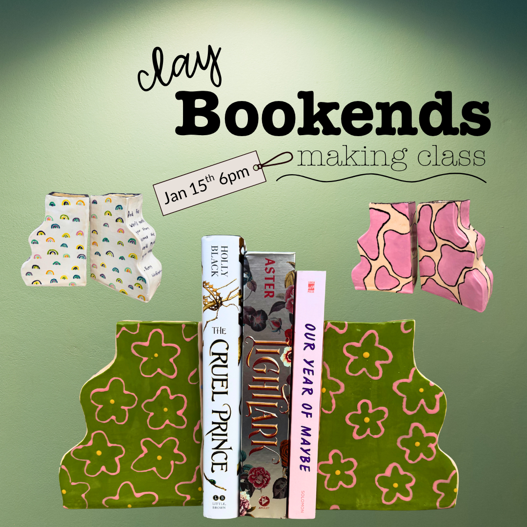 Clay Bookends Class