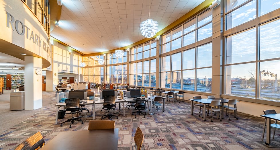 public library cafeteria