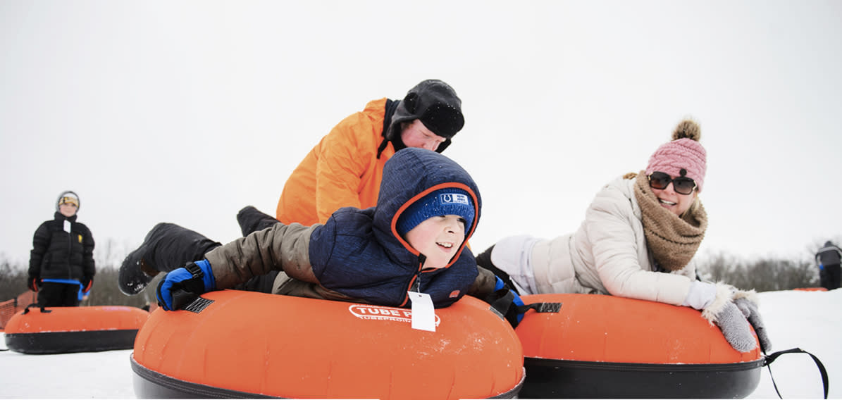 Koteewi Run Snow Tubing Hill at Strawtown Koteewi Park