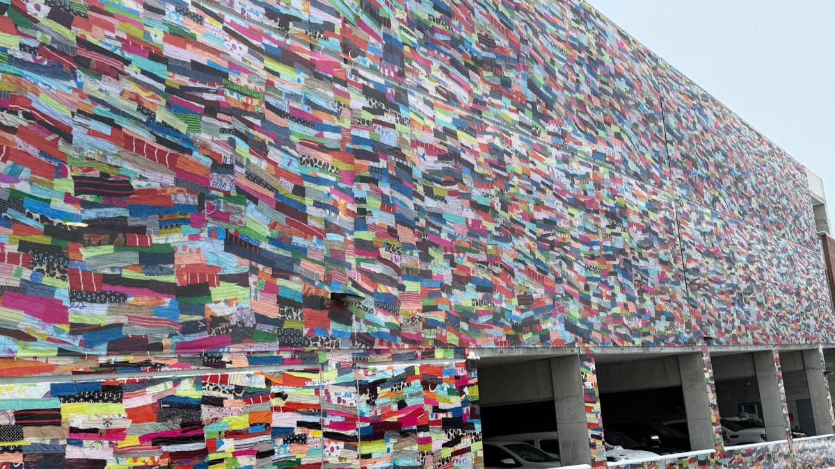 Completion of Plainfield Art Installation Wraps Up Hues of Hendricks ...