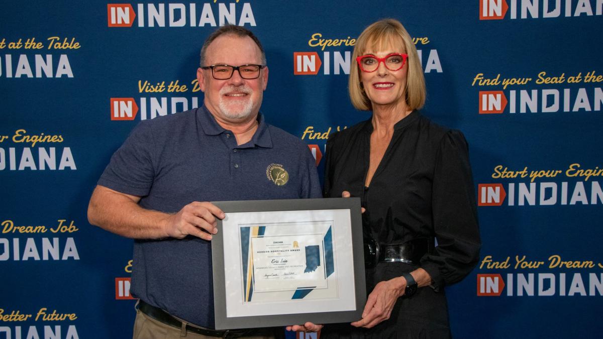 Lt. Governor Honors Hendricks County Man with Hoosier Hospitality Award