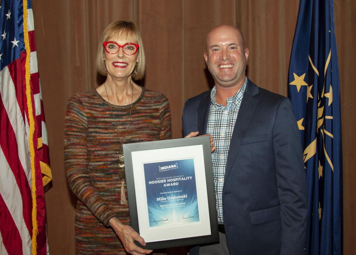 Plainfield's Mike Grabowski Receives Hoosier Hospitality Award