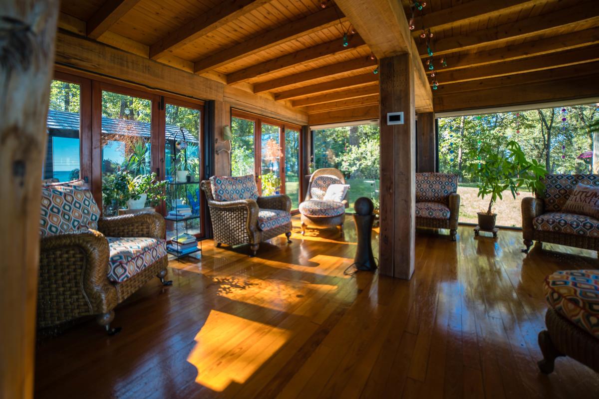 Stay in the Historic Cypress Log Cabin at Indiana Dunes National Park ...