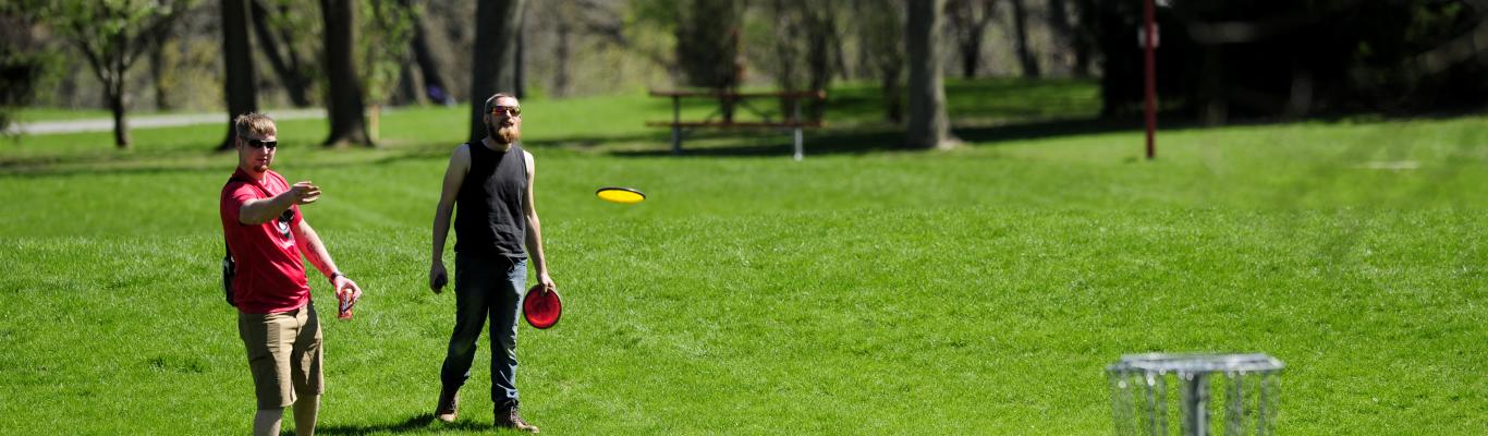 disc golf throw
