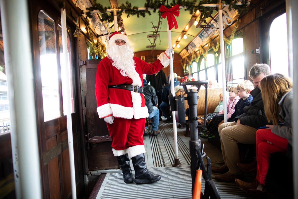 Santa on the Trolley Excursions | Scranton, PA