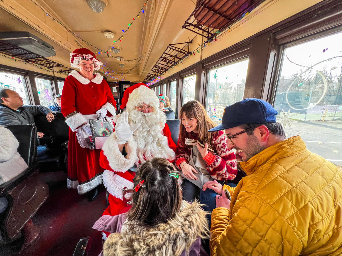 Best Christmas Train & Trolley Rides With Santa in Scranton